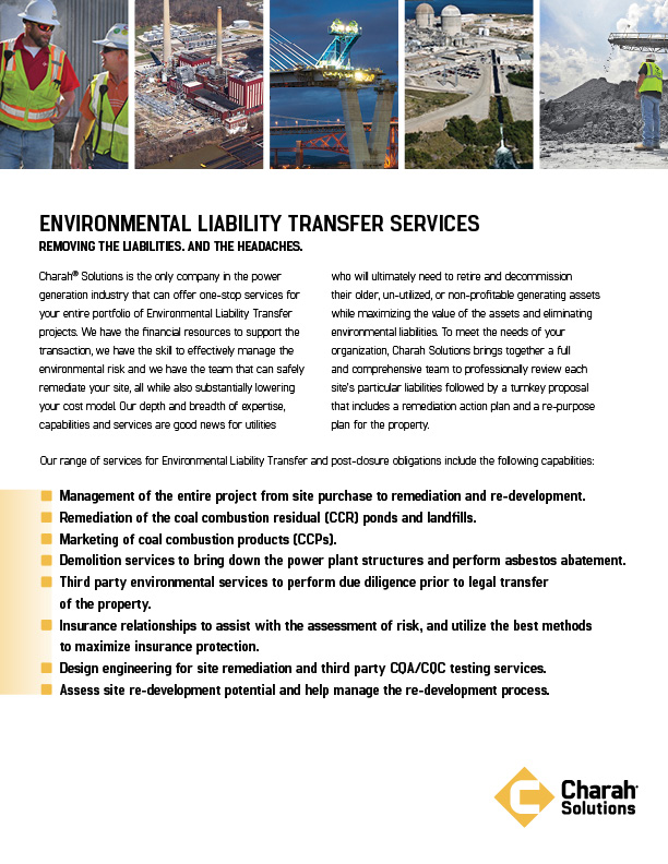 Brochures & SDS | Charah® Solutions